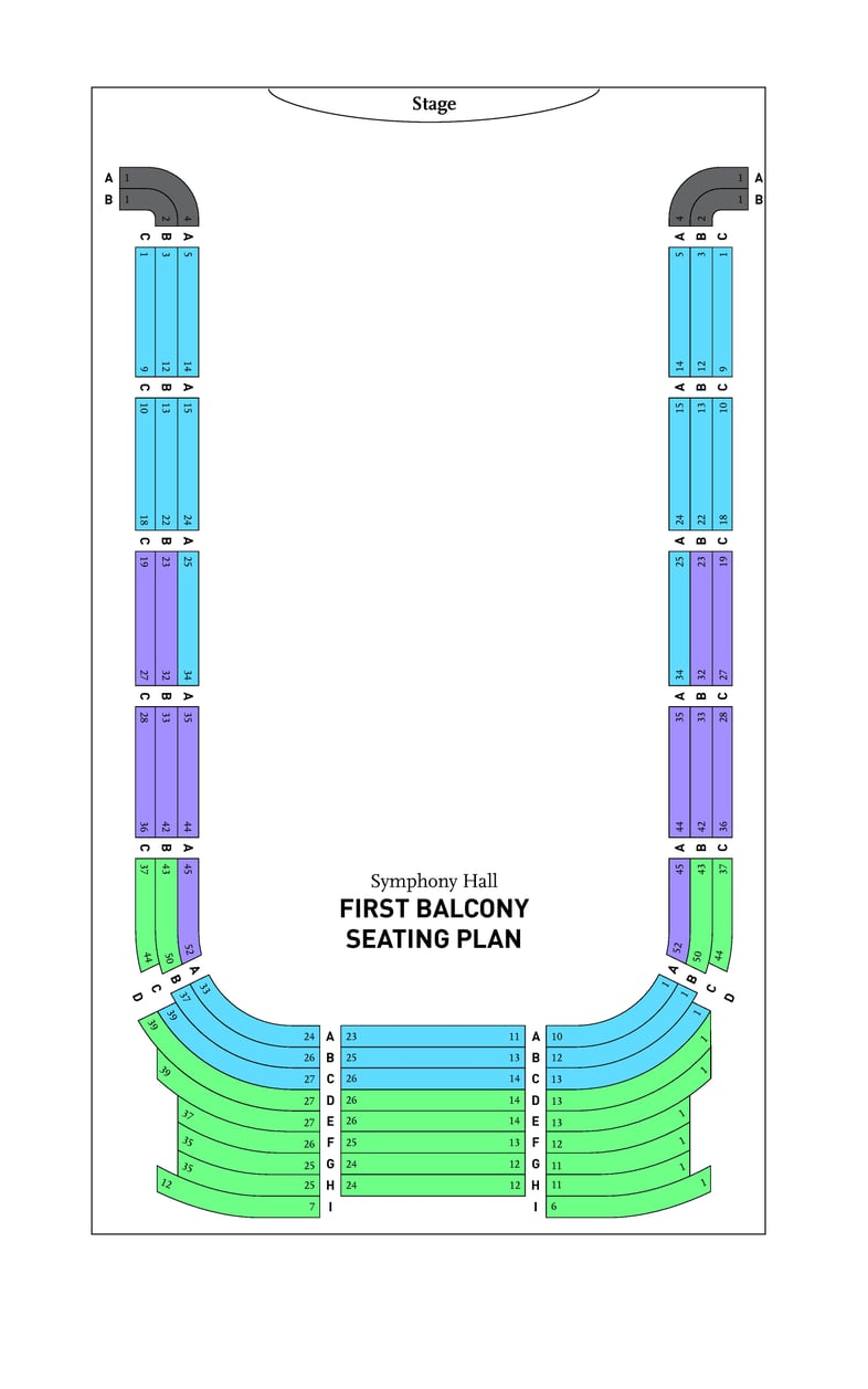 BPO Venue Seating Charts