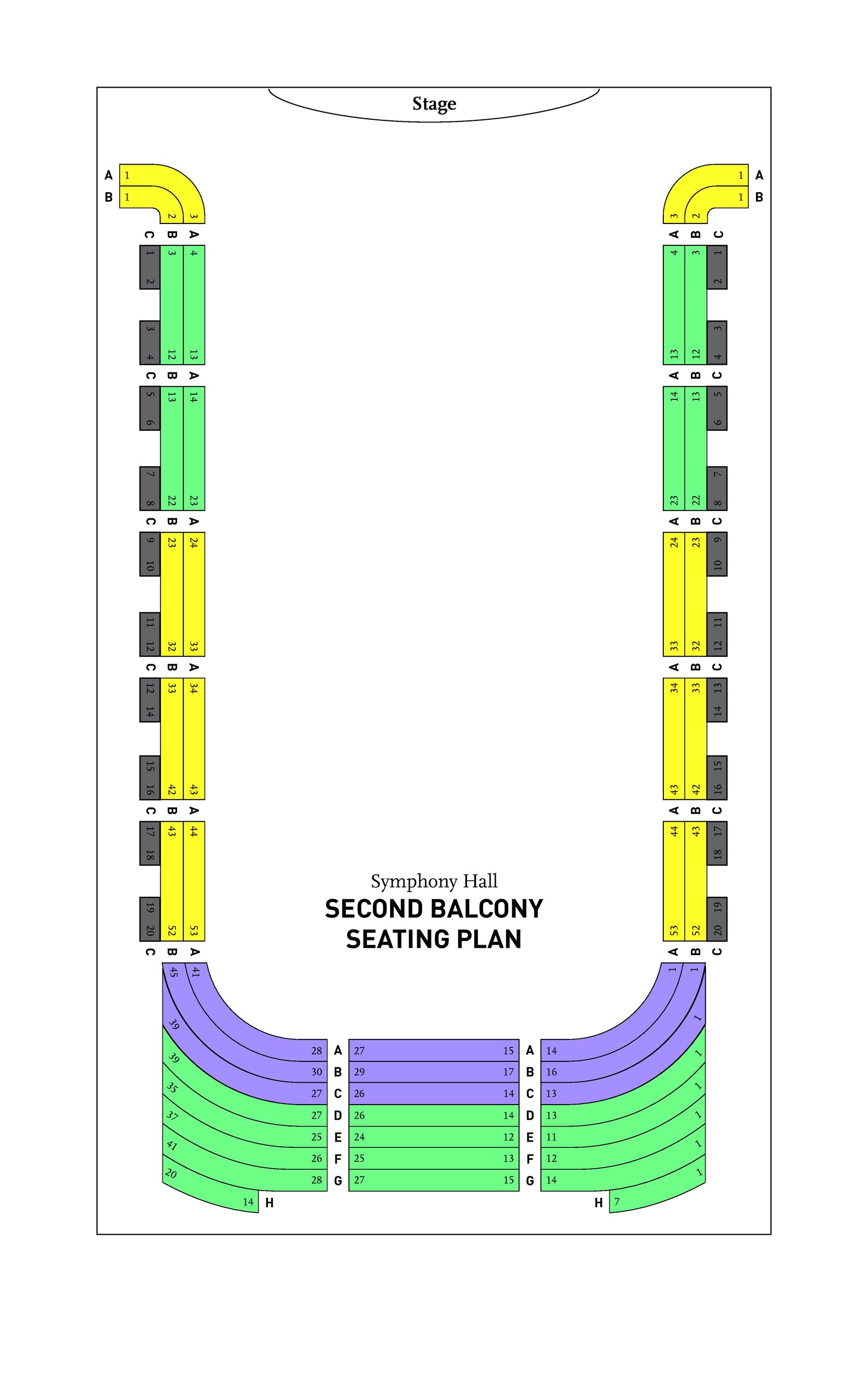 BPO Venue Seating Charts